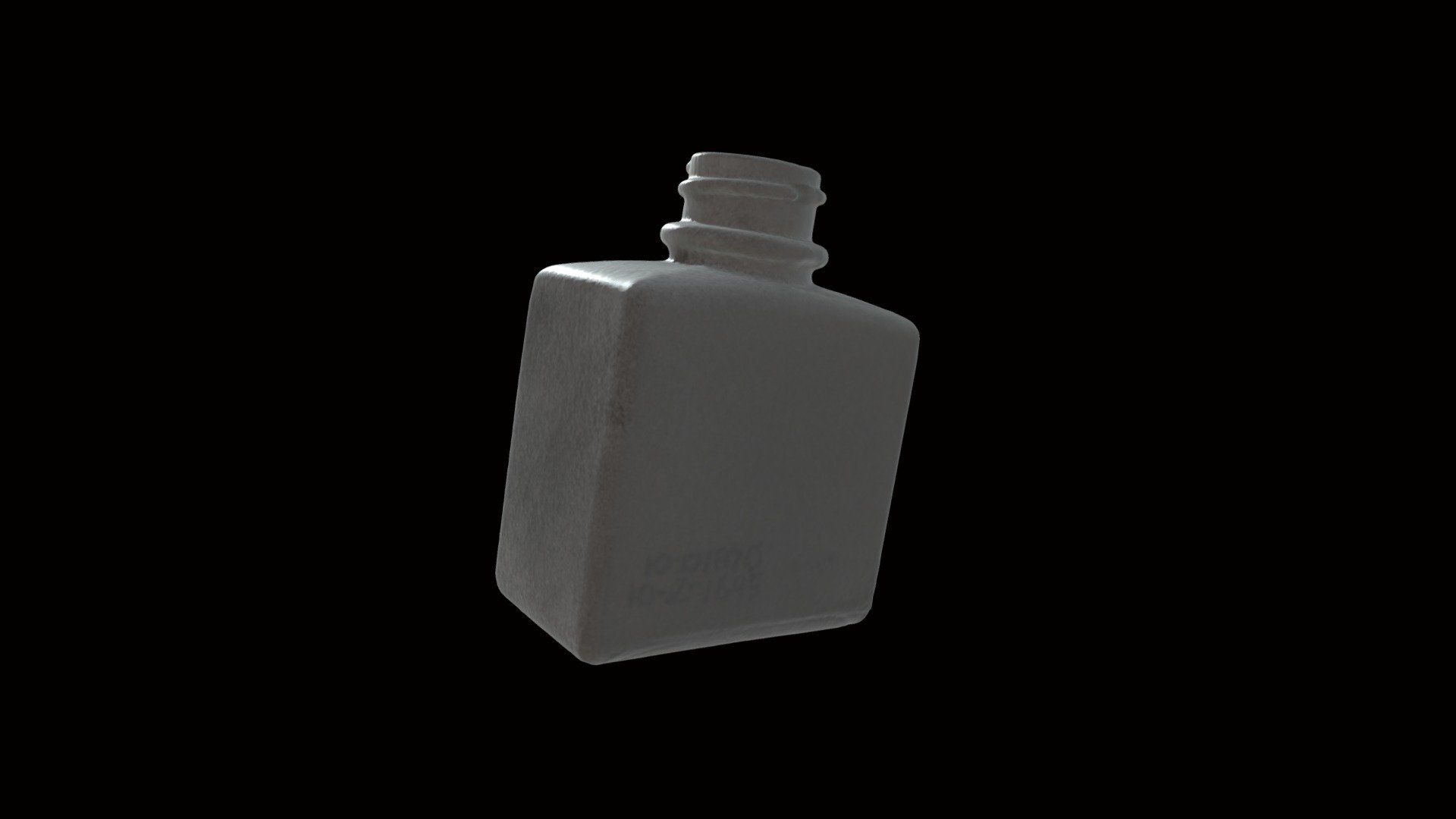 Square Glass Bottle - 3D model by MSU DHI Lab [1d812a9] - Sketchfab