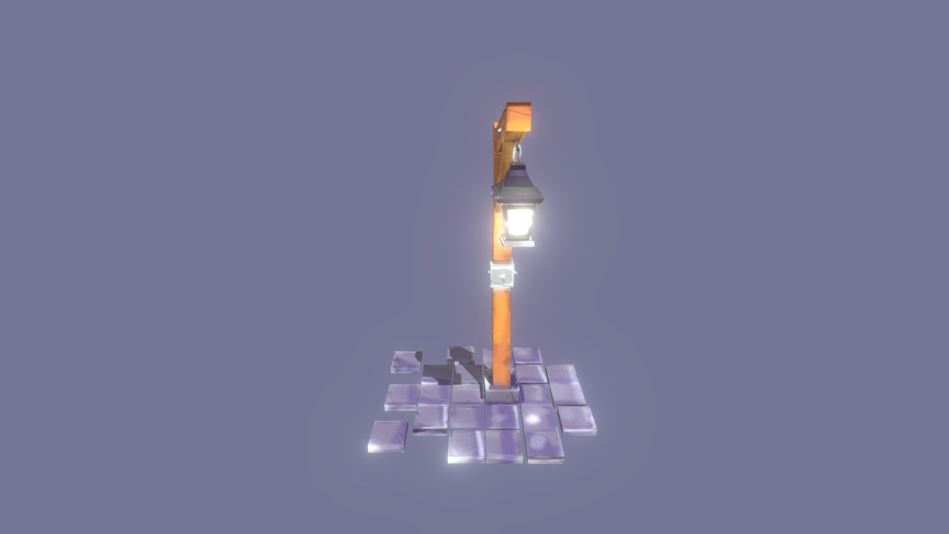 Stylized Streetlight - 3D model by tonycarrascodesigner [1d82bf1 ...