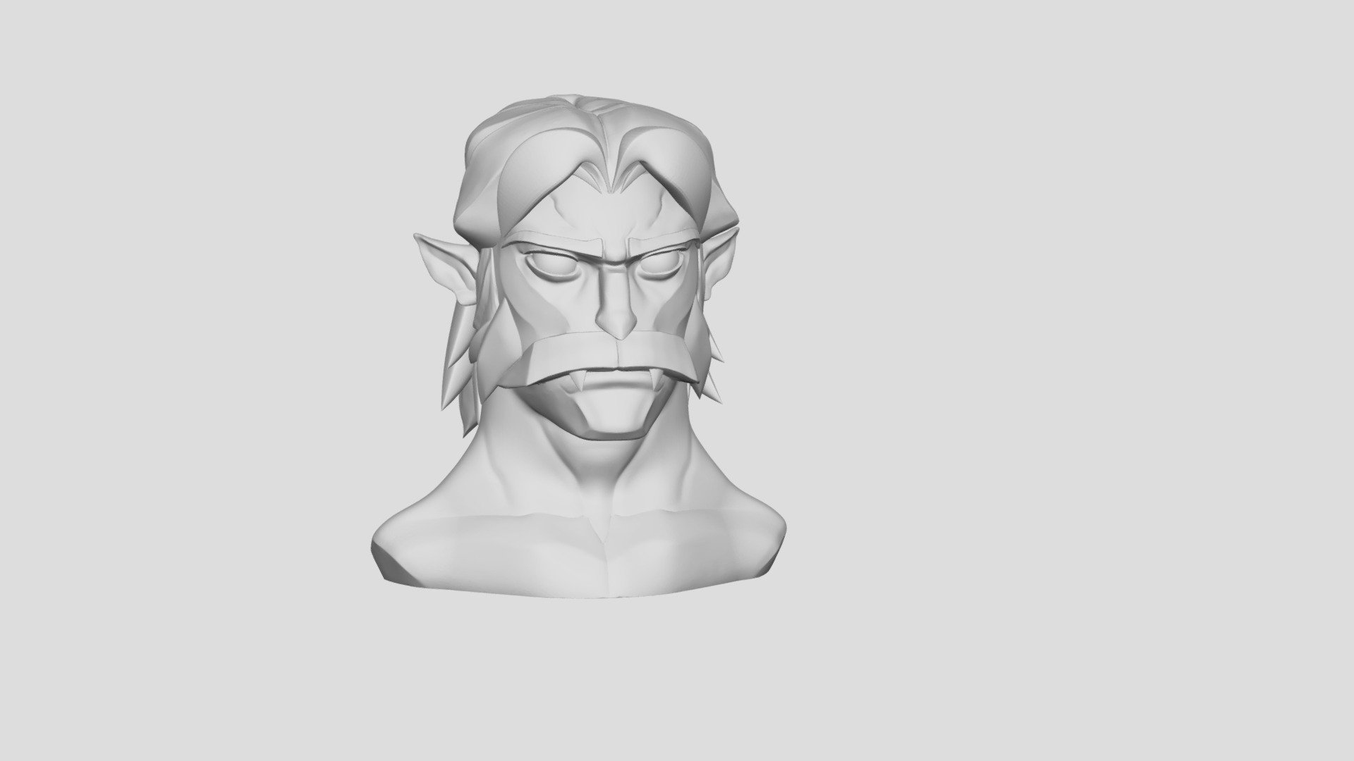 Grench_bust - 3D model by tomotron [1d82f87] - Sketchfab