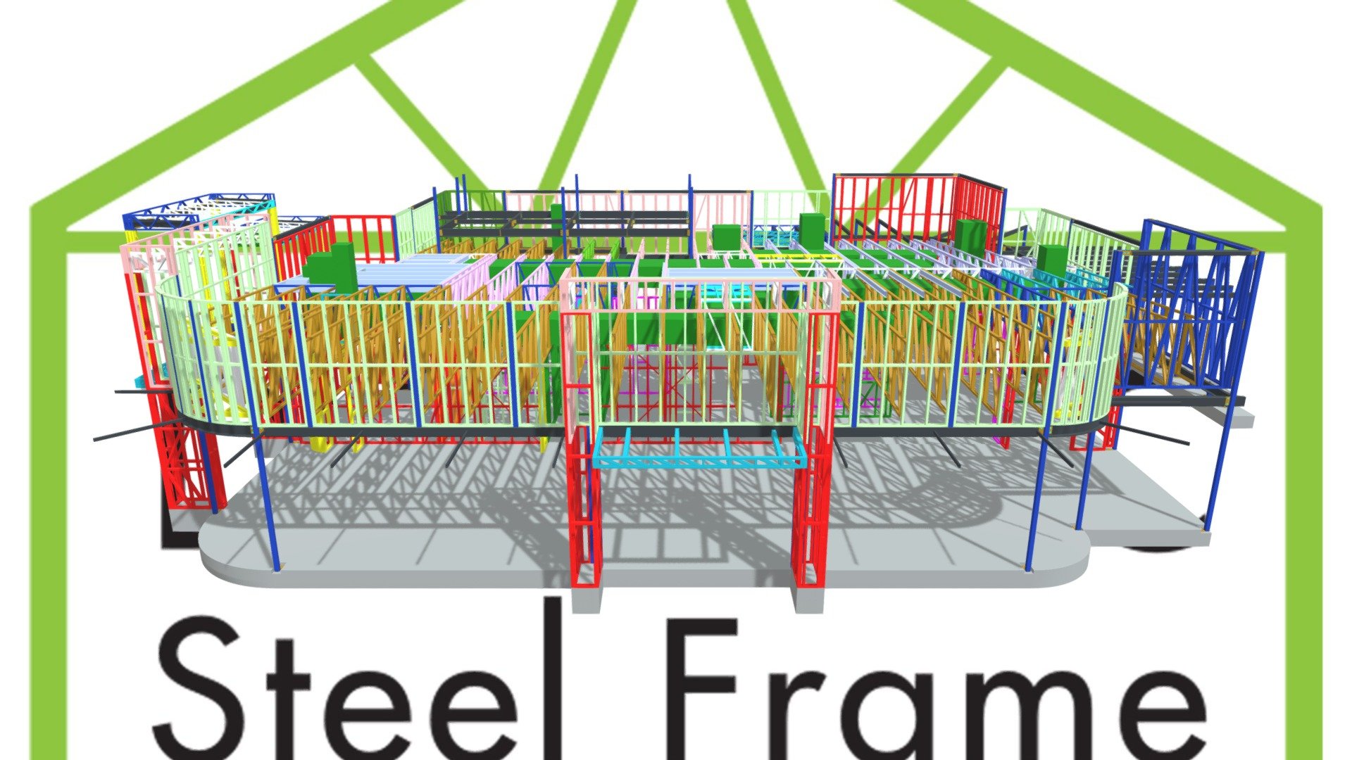 SF3269-STE&LGS-A - 3D model by Dynamic Steel Frame (@DynamicSteelFrame ...