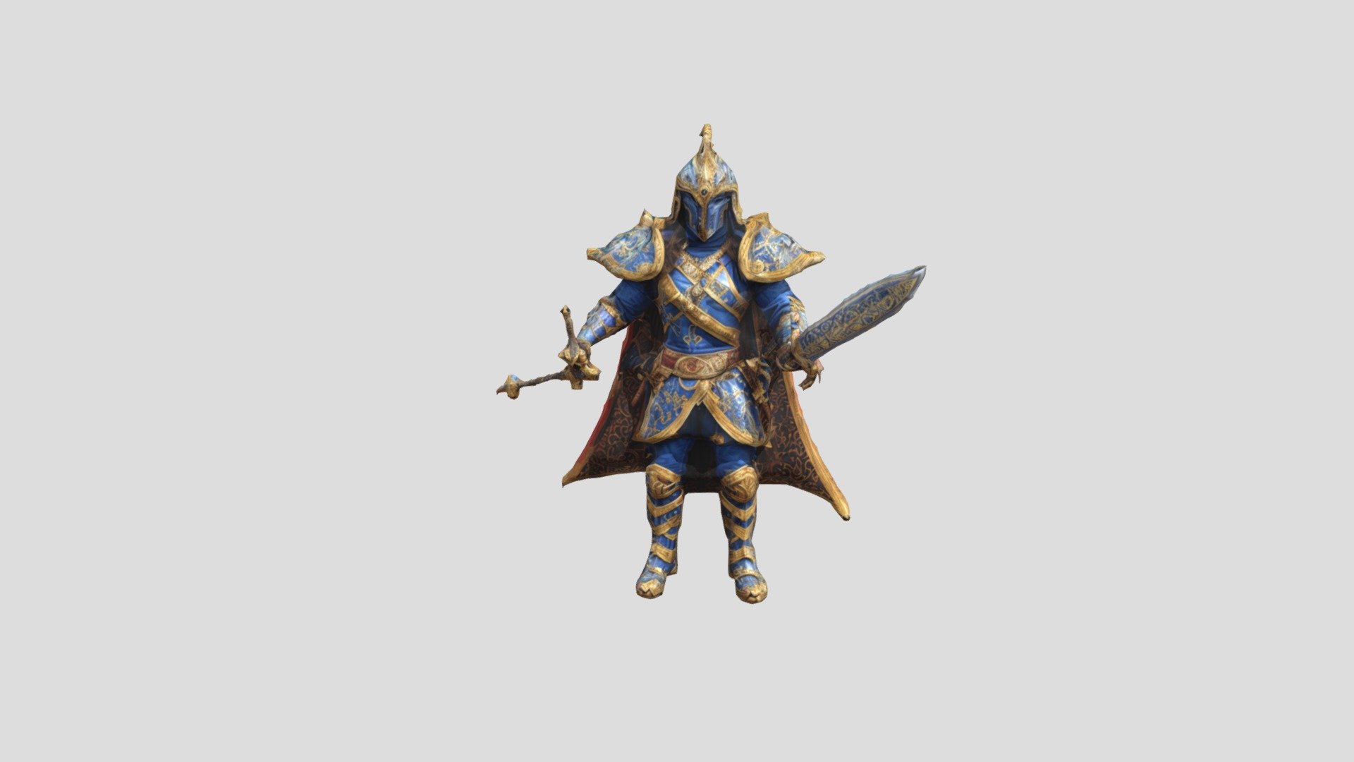 Warrior Character For Games - Download Free 3D model by nexa122 ...