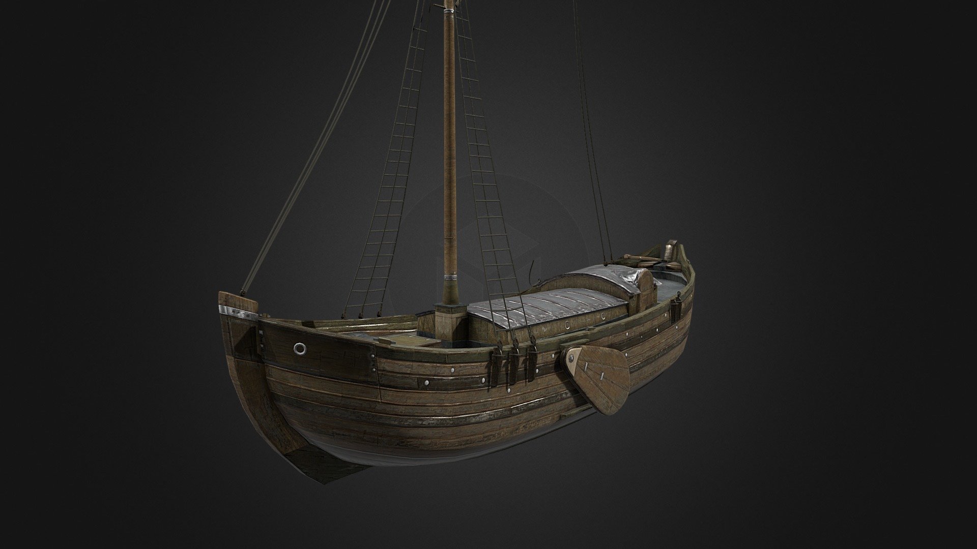 Small Boat - 3D model by 3D MoTex (@goldenagevr) [1d860bd] - Sketchfab