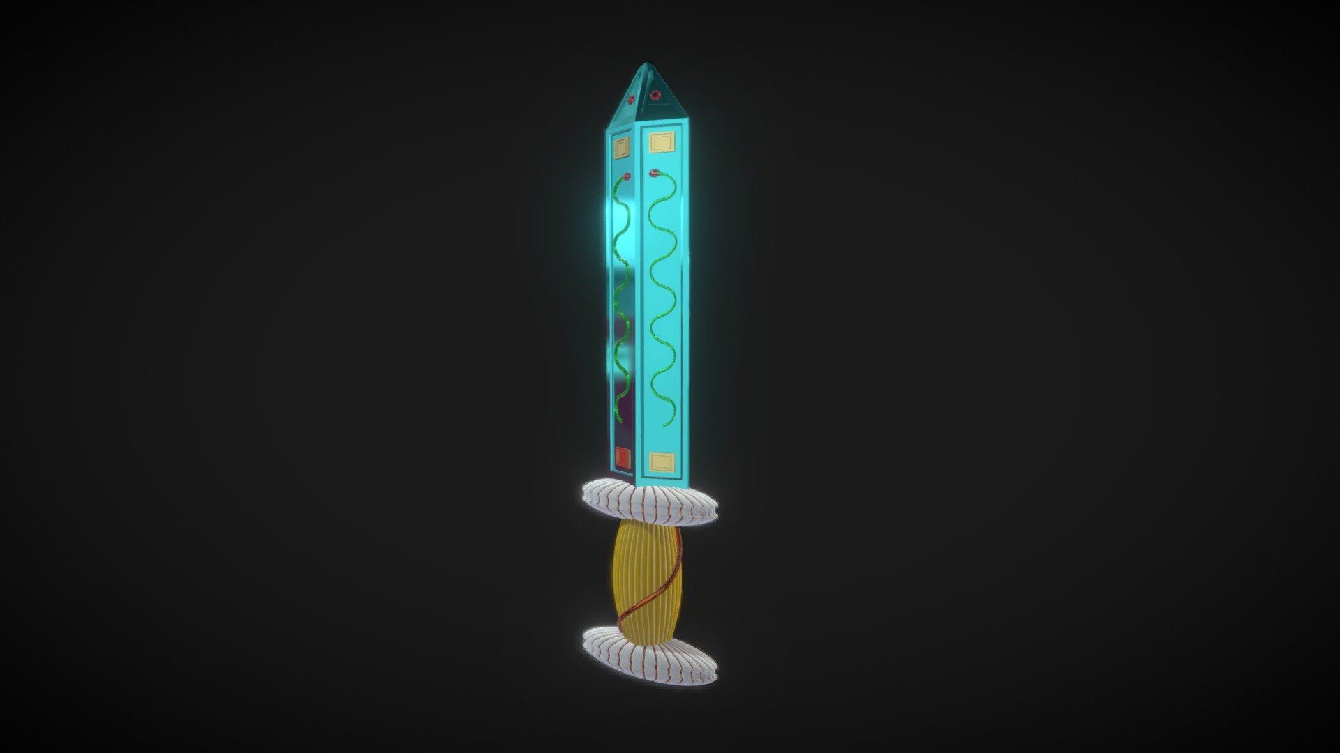 Glowing Magical Sword - Download Free 3D model by Sem_Flight [1d86663 ...