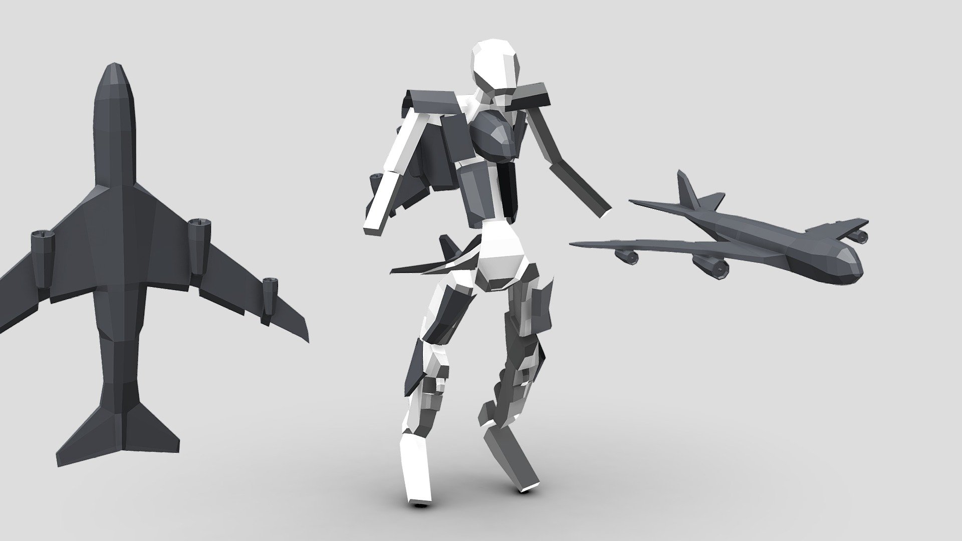 prototype transmorphing vehicle mech style bot - 3D model by DaniSaur ...