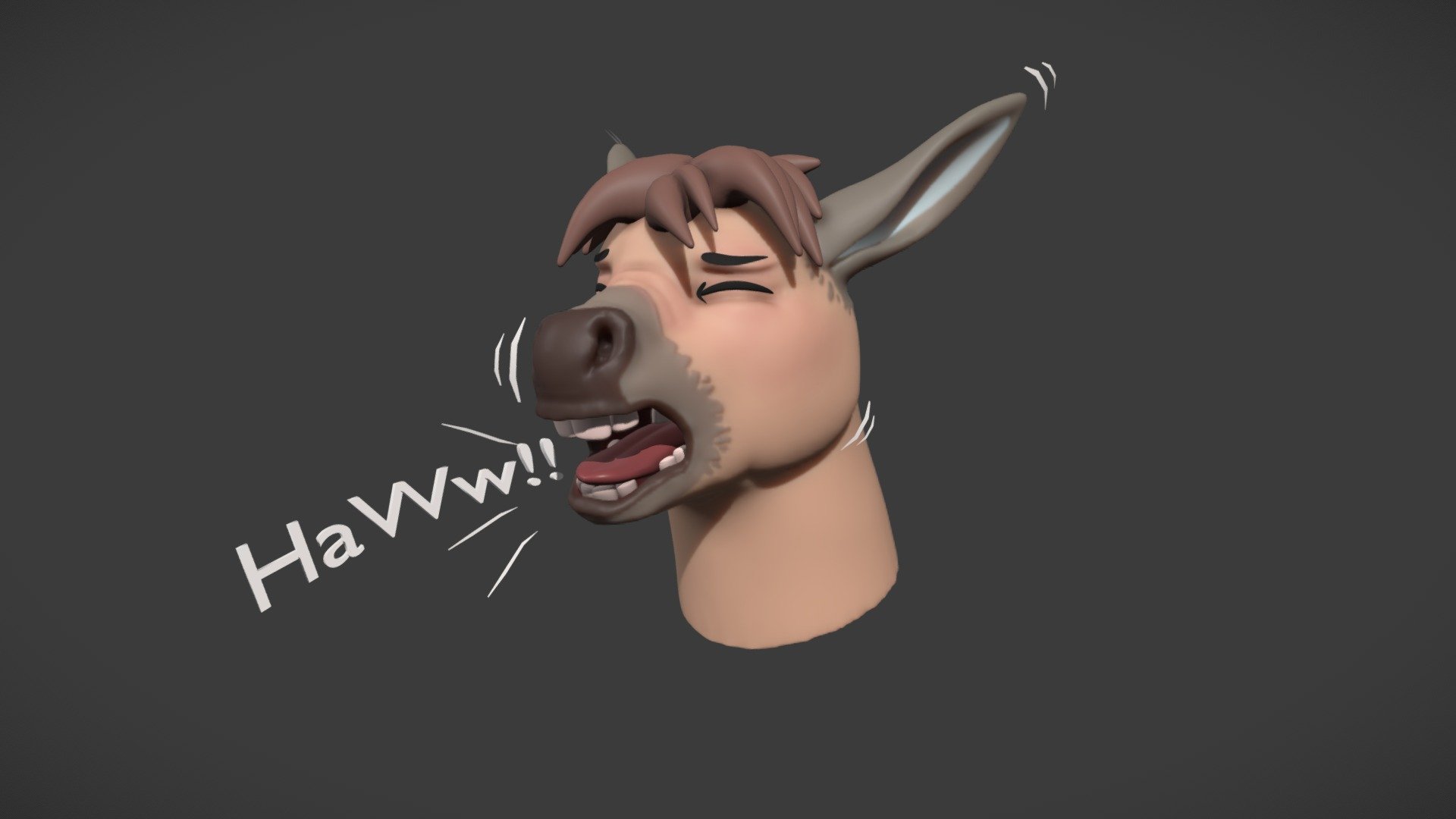 Donkey Head Transformation Sculpt - Download Free 3D model by 8Bit ...