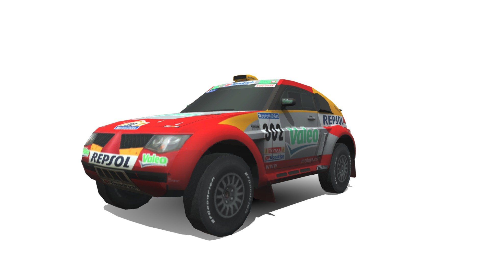 Pocket Rally - Mitsubishi Pajero Evolution - Download Free 3D model by ...