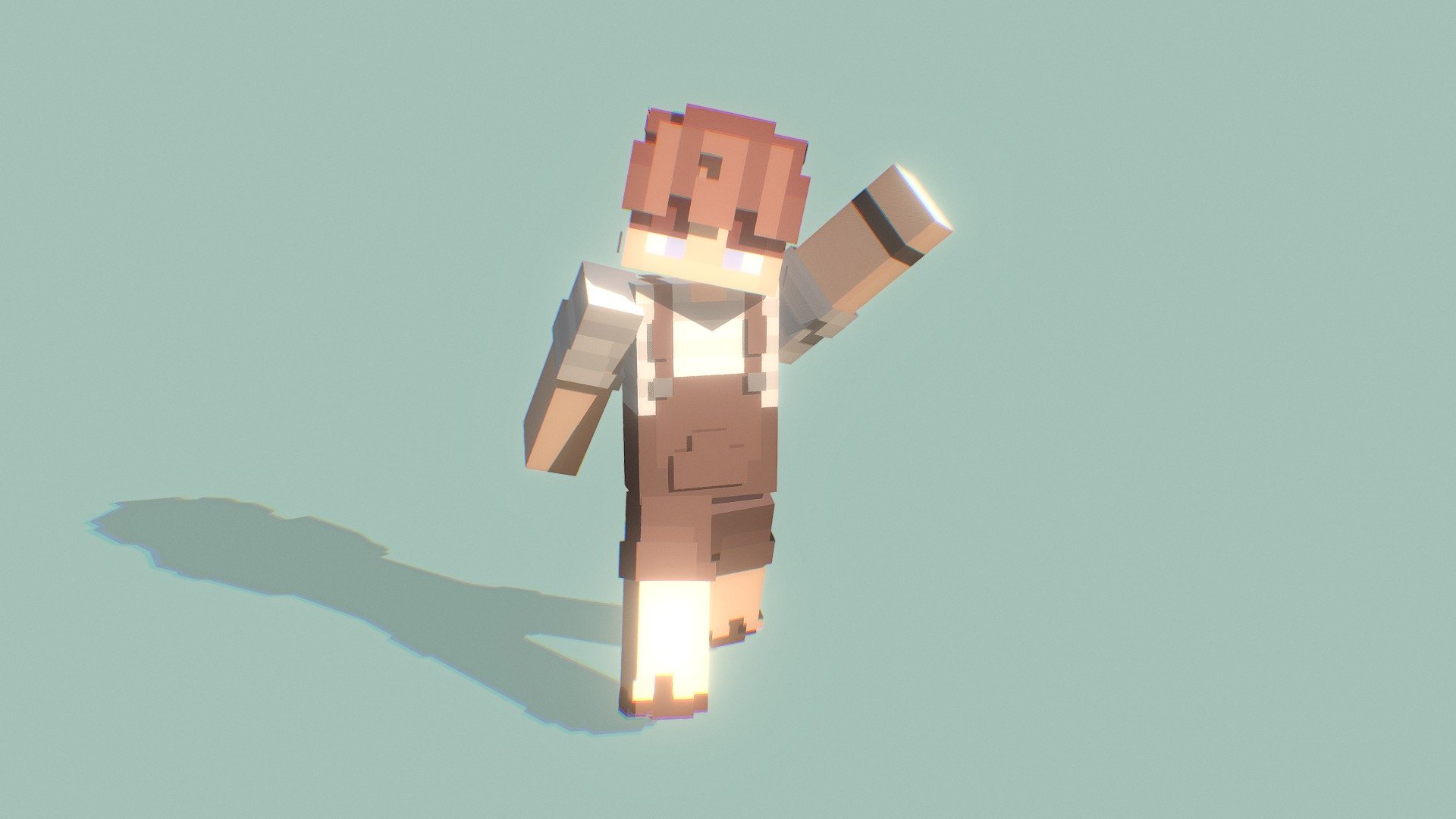 minecraft skin - 3D model by tzwu (@d.pyshnyk) [1d8c284] - Sketchfab