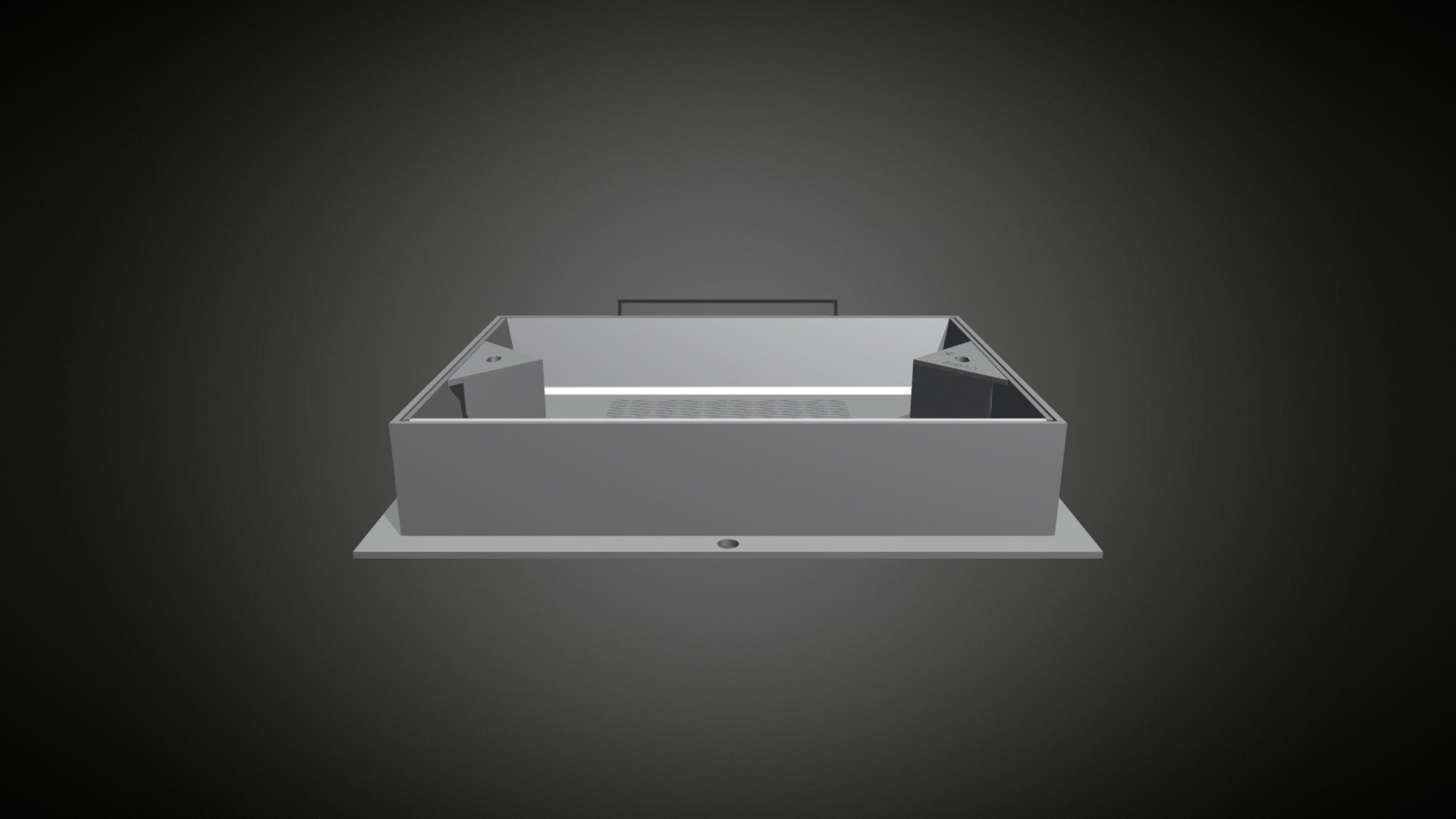 Access Cover - AX-S™ Recessed 450 X 300 B125 - 3D model by Cubis Systems (@cubis) [1d8cc88 ...