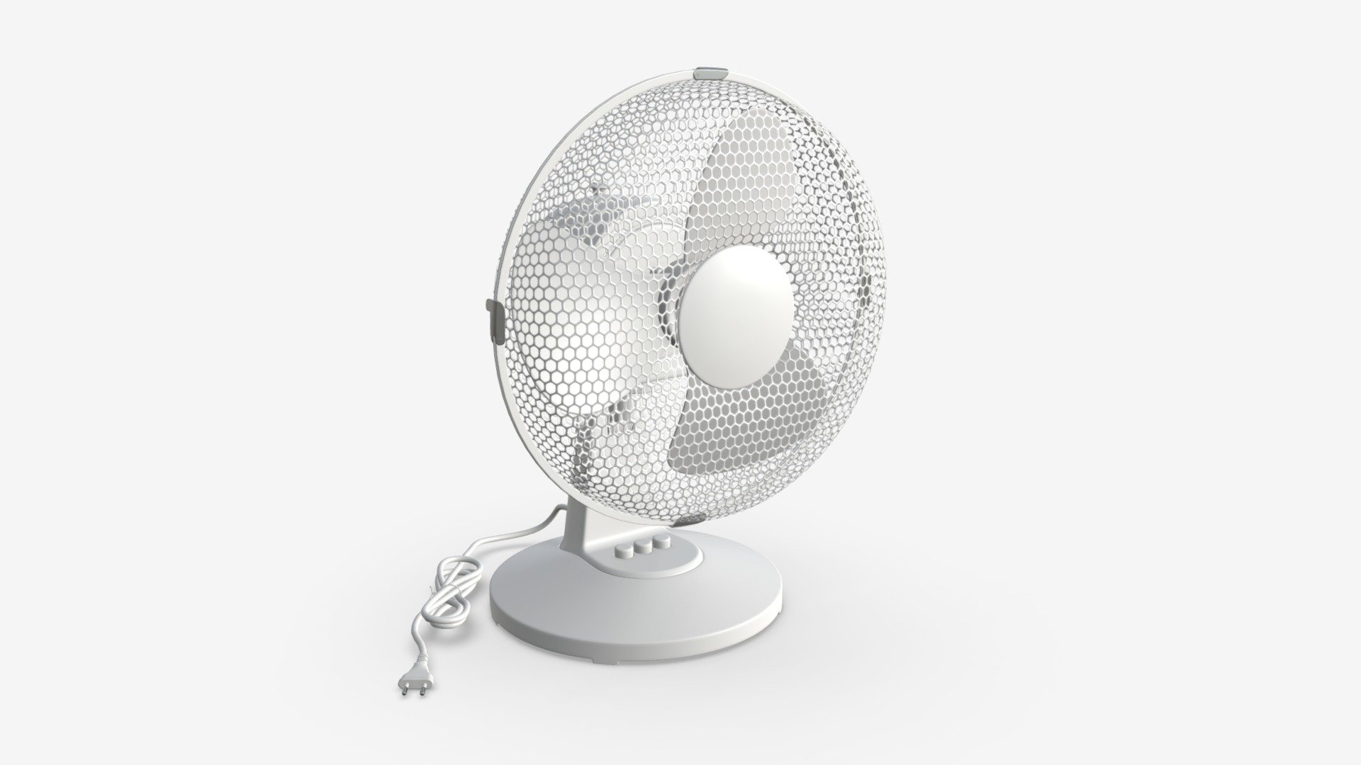 Table Fan White - Buy Royalty Free 3D model by HQ3DMOD (@AivisAstics ...