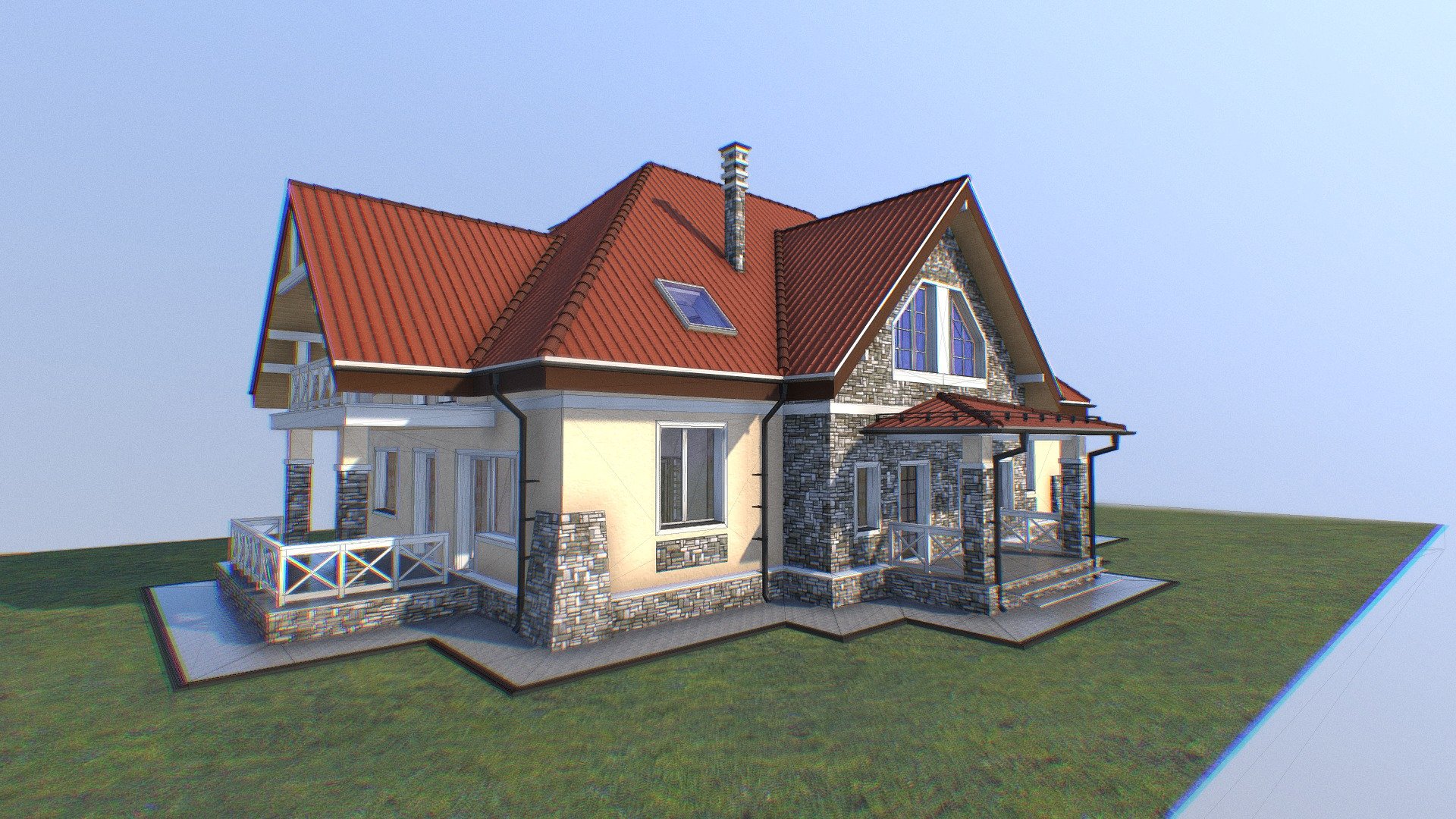 Double House 2020 November - Buy Royalty Free 3D model by VRA ...