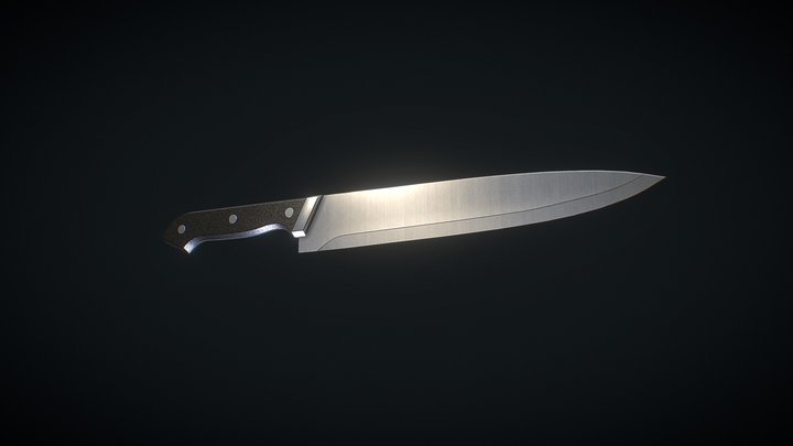 Kitchen-knife 3D models - Sketchfab