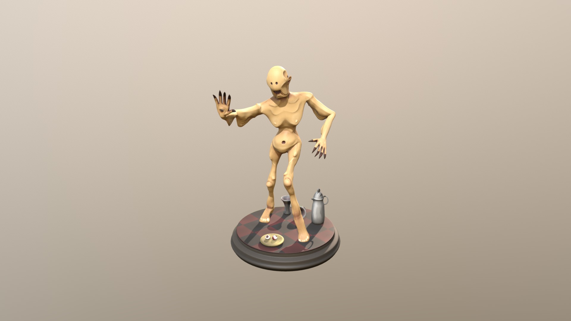 Stylized Pale Man - 3D model by Holly Jencka (@FutilR) [1d92b4f ...