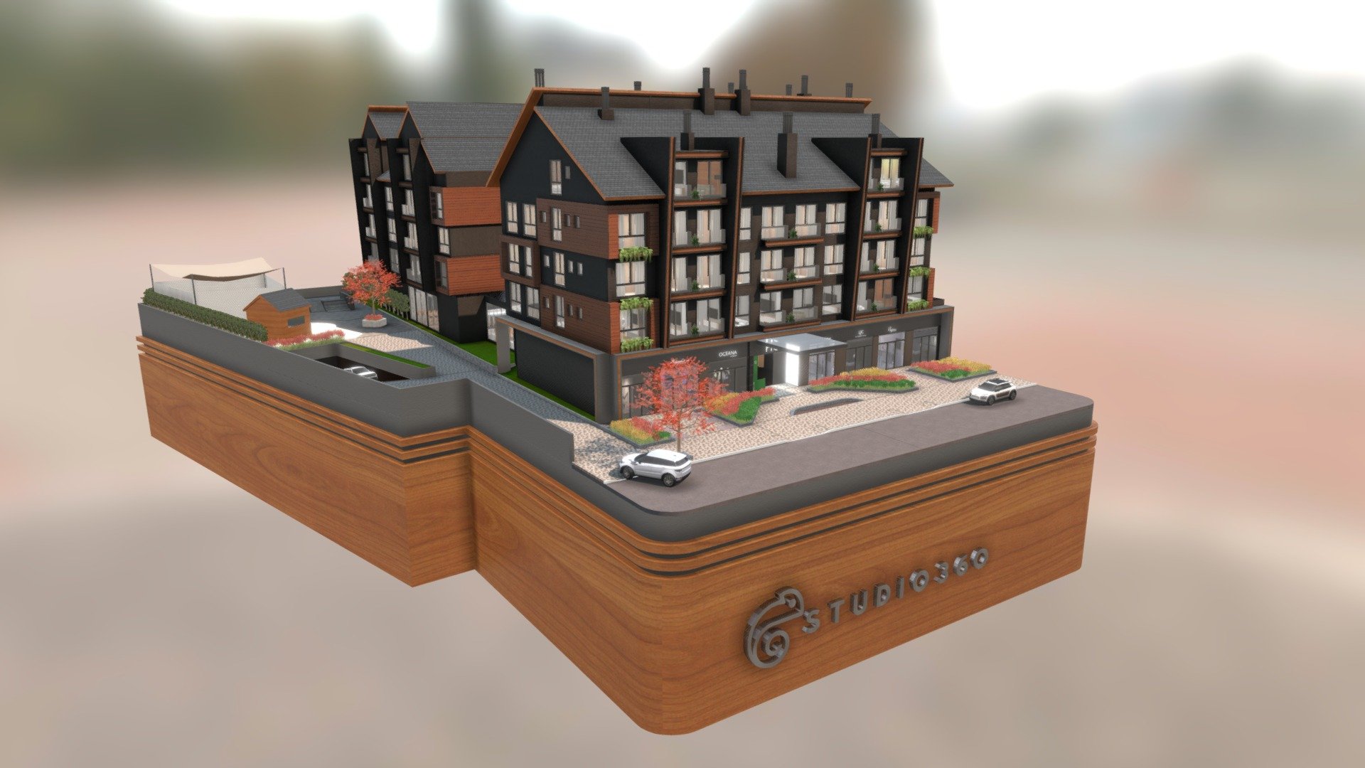 Scalla - Hotel - Externa - 3D model by Studio 360 (@felipeperini ...