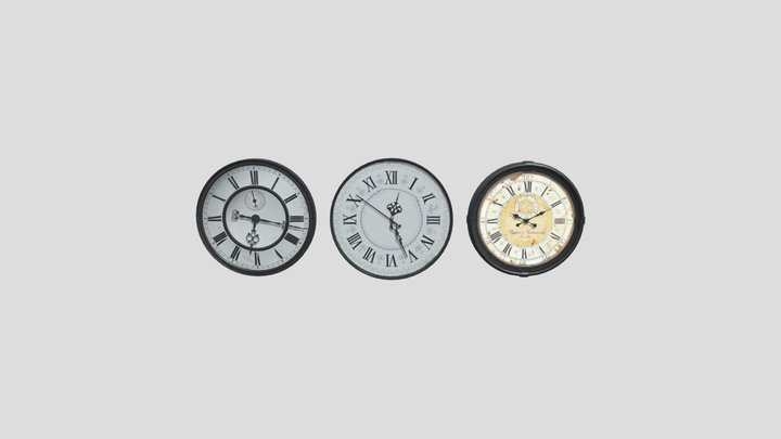 Clocks 3D models - Sketchfab