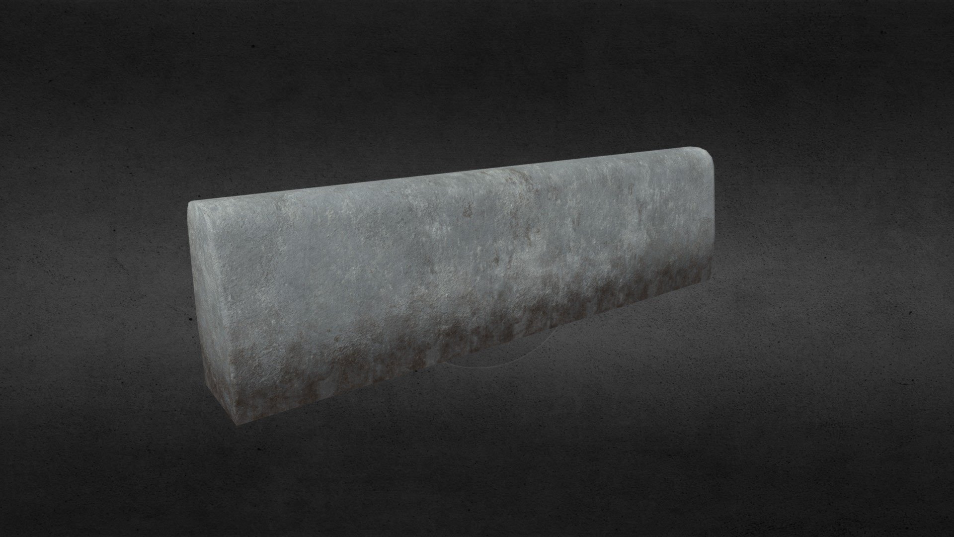 Curb (Single Model From Asset Pack) - Download Free 3D model by Cherk ...