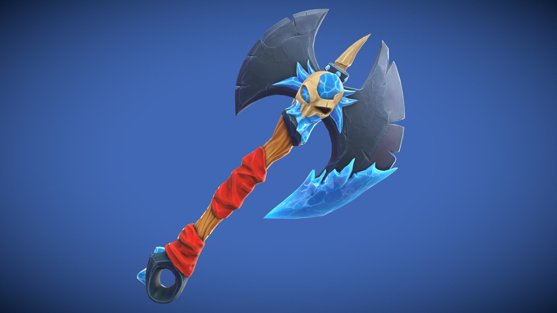 Frozen Battleaxe - Download Free 3D model by 2Dead2Live [1d93f1a ...