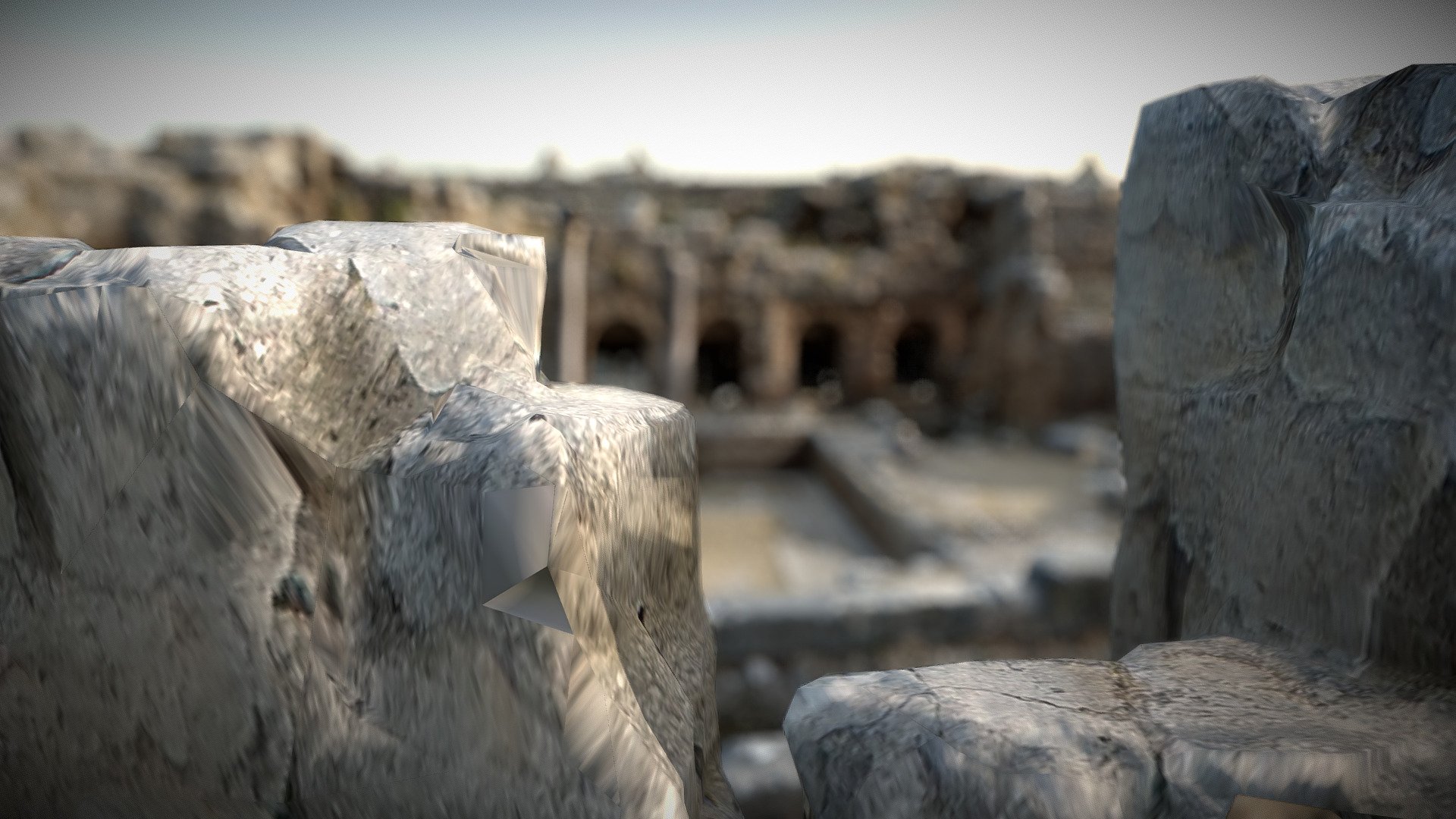 Peirere Fountain, Ancient Corinth - 3D model by Lanig [1d947e9] - Sketchfab
