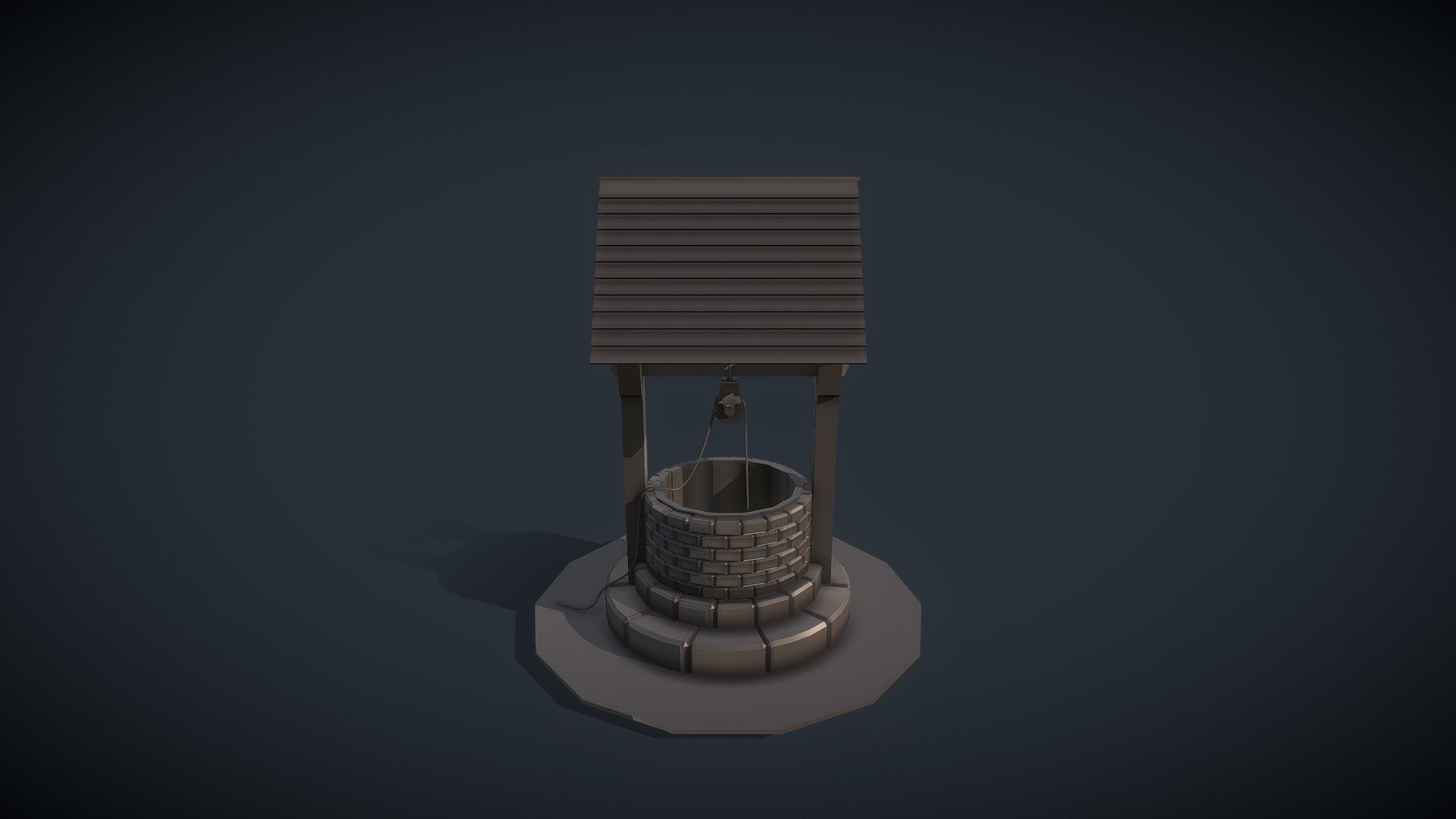 well - 3D model by kanvshii [1d948f3] - Sketchfab