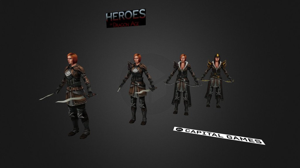 Heroes of Dragon Age - A 3D model collection by noahbench - Sketchfab