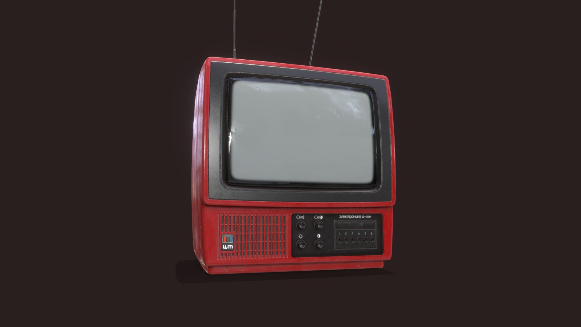 Soviet retro TV - Download Free 3D model by Ilia_S (@I.sln) [1d95c63 ...