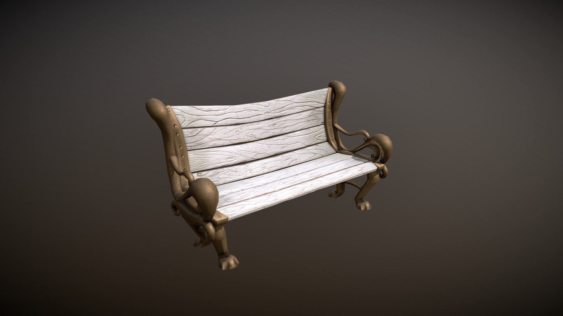 Stylized bench - Download Free 3D model by Murthag997 [1d962a2] - Sketchfab