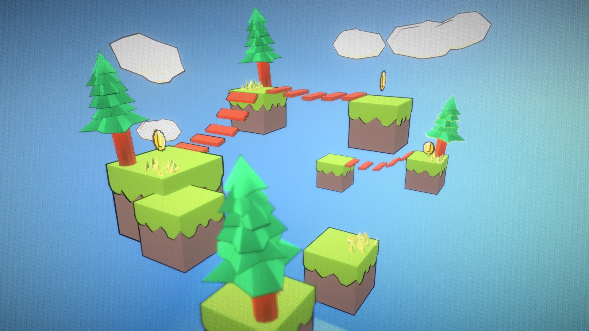 Game Block LowPoly - 3D model by Hora Timer (@horatimer) [1d96fe3 ...