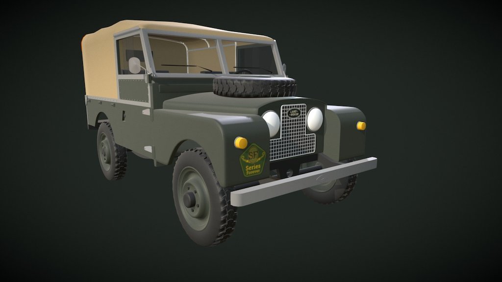 Land Rover Serie 1 - 3D model by eyaka [1d97102] - Sketchfab