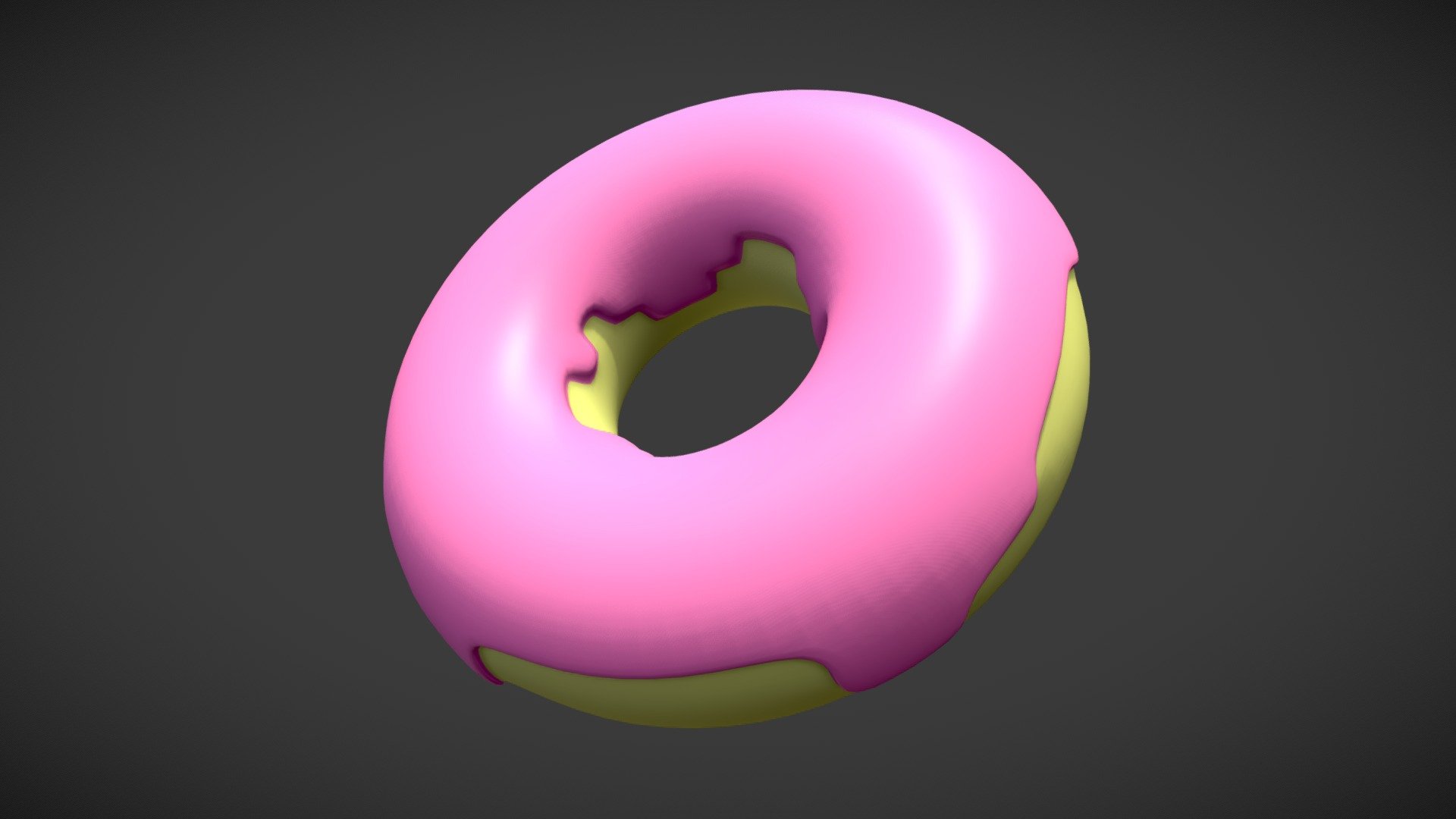 Donut - 3D model by Diana (@ddiana) [1d97cf1] - Sketchfab