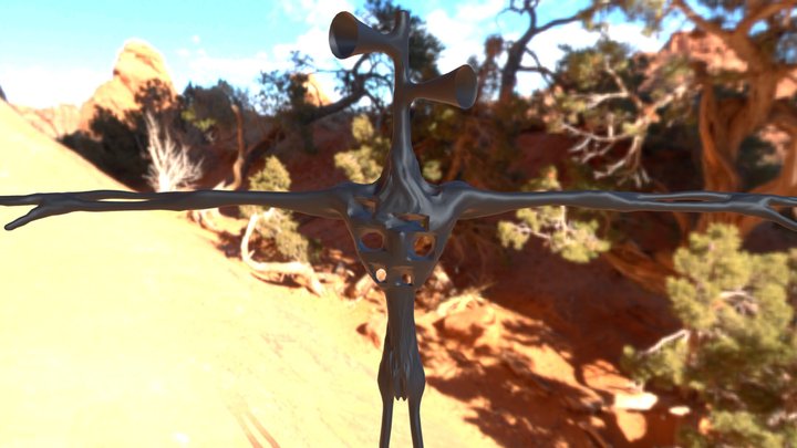 Shadow-siren-head 3D models - Sketchfab