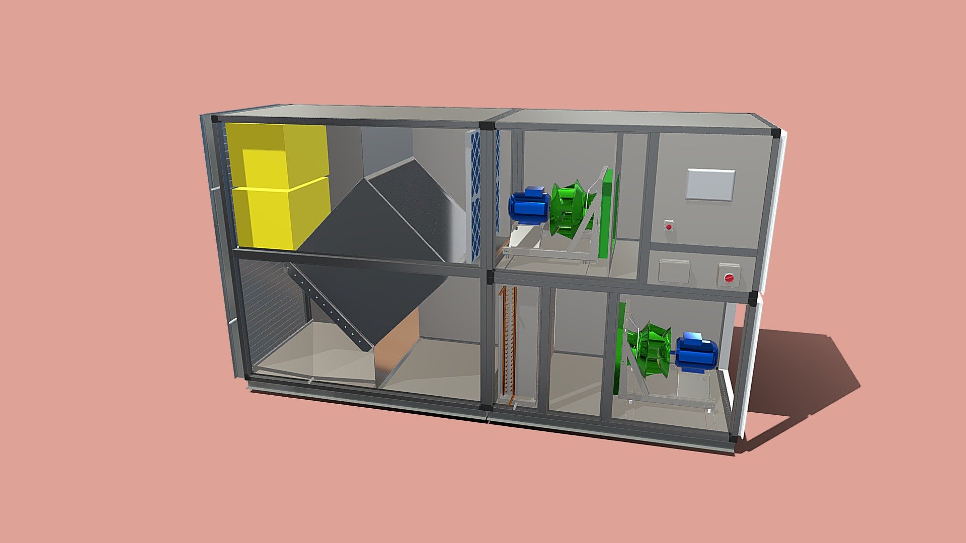 AHU PXA IOM - 3D model by JOA Designs (@joadesigns) [1d987f8] - Sketchfab
