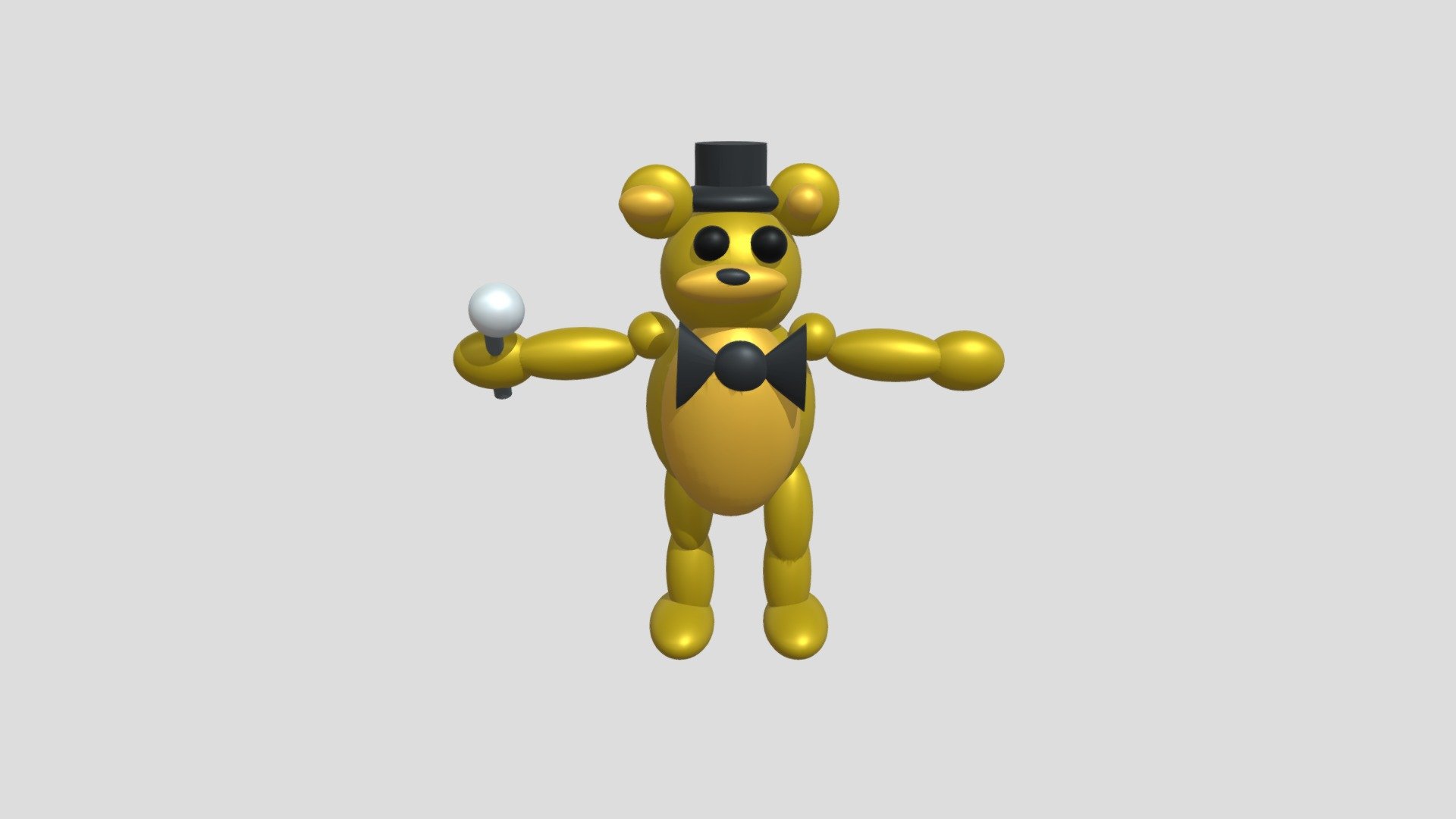 Fnaf Derp Golden Freddy - 3D model by The Shizazle (@The_Shizazle ...