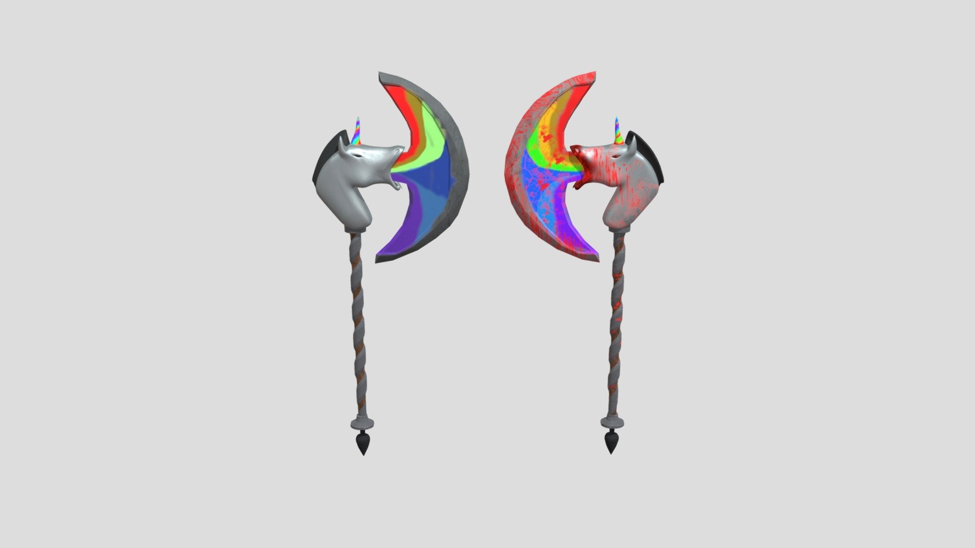 pony Axe PBR Low-Poly Game READY - 3D model by xoz9in (@happyvlad98 ...