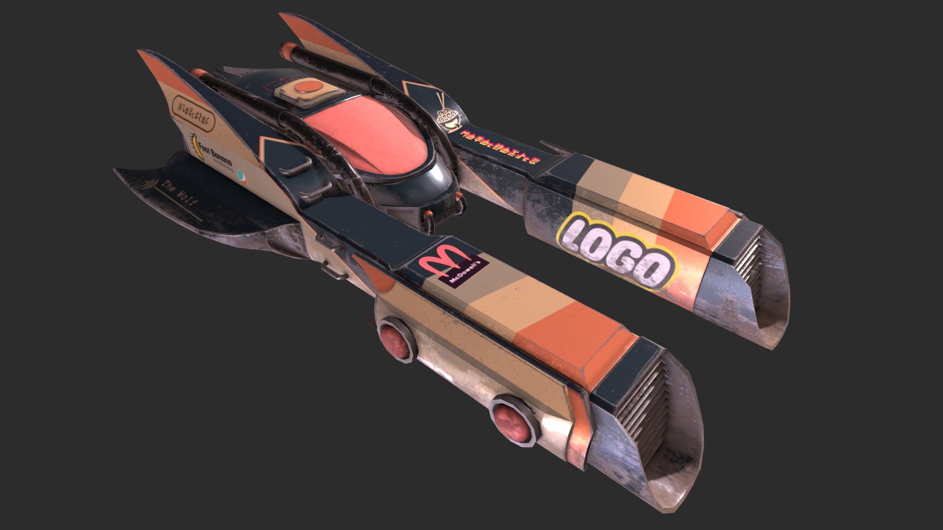 Space Racer - Heavy - 3D model by KristinNay [1d9d8f5] - Sketchfab