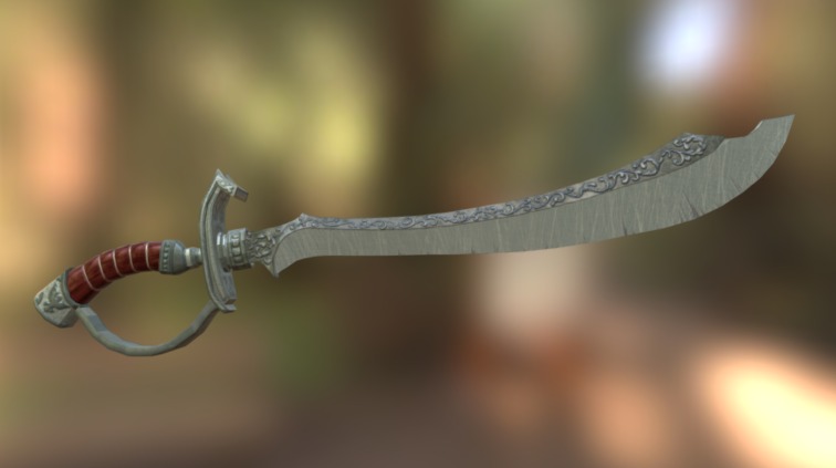 Pirate Sword - 3D model by Ragged Jack Scarlet (@RockyCoppersmith ...