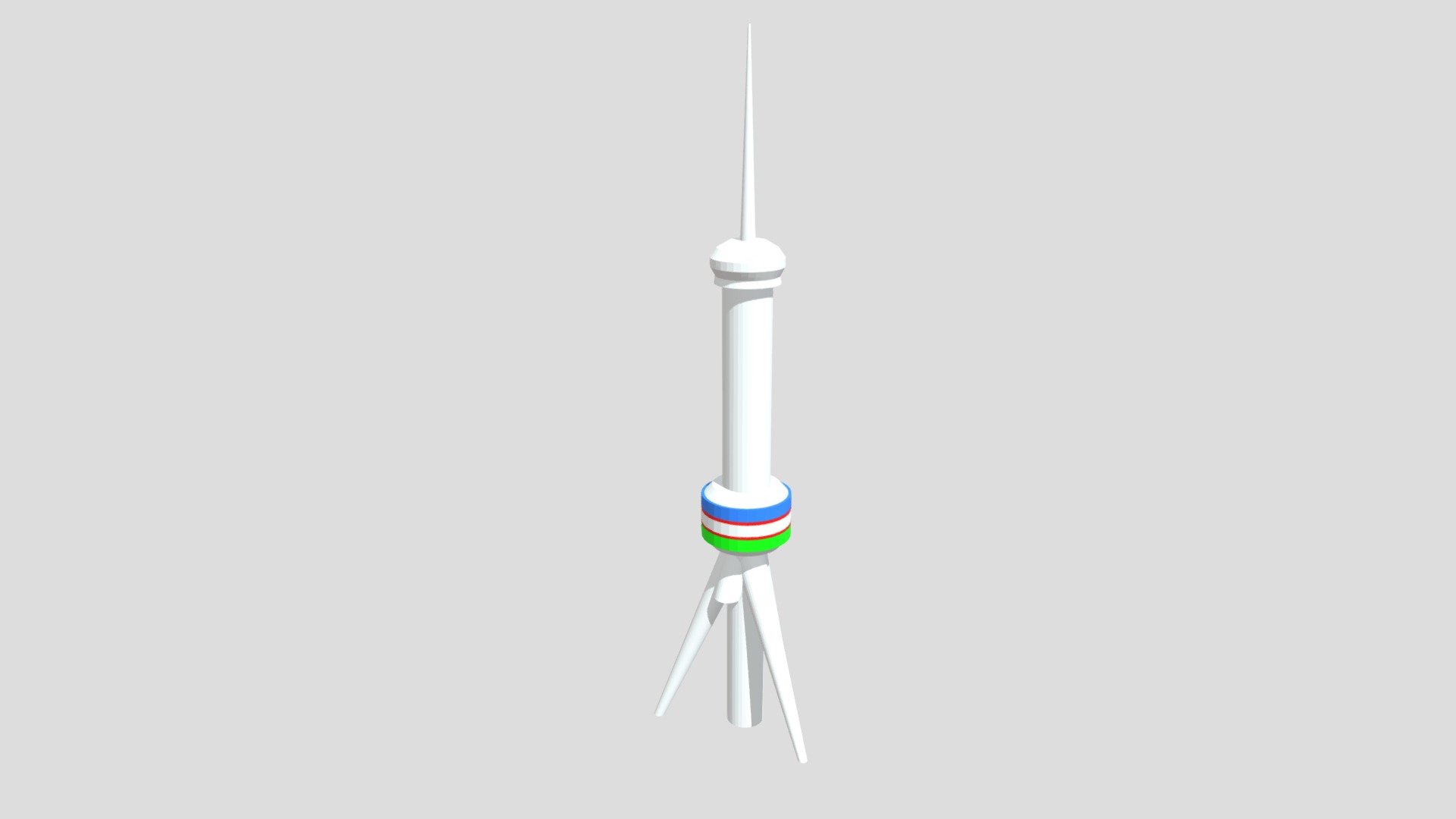 Tashkent Teleminora - 3D model by Shokhruz [1d9e62f] - Sketchfab