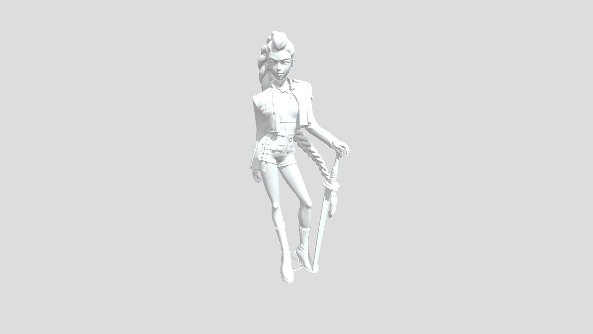 Violet Blade - Download Free 3D model by namhoangsc2 [1d9e69b] - Sketchfab