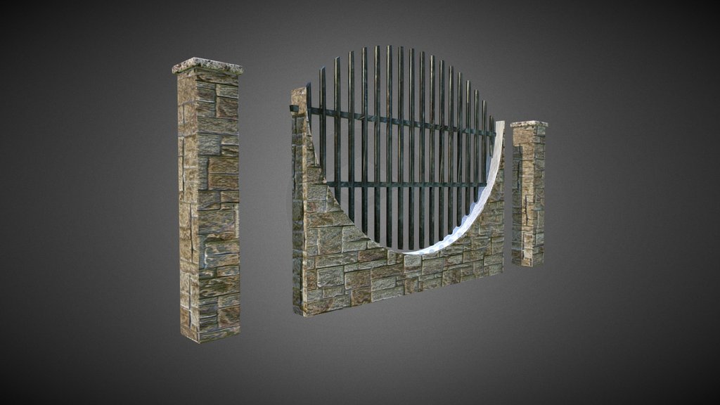Fence A - Download Free 3D model by Francesco Coldesina (@topfrank2013 ...