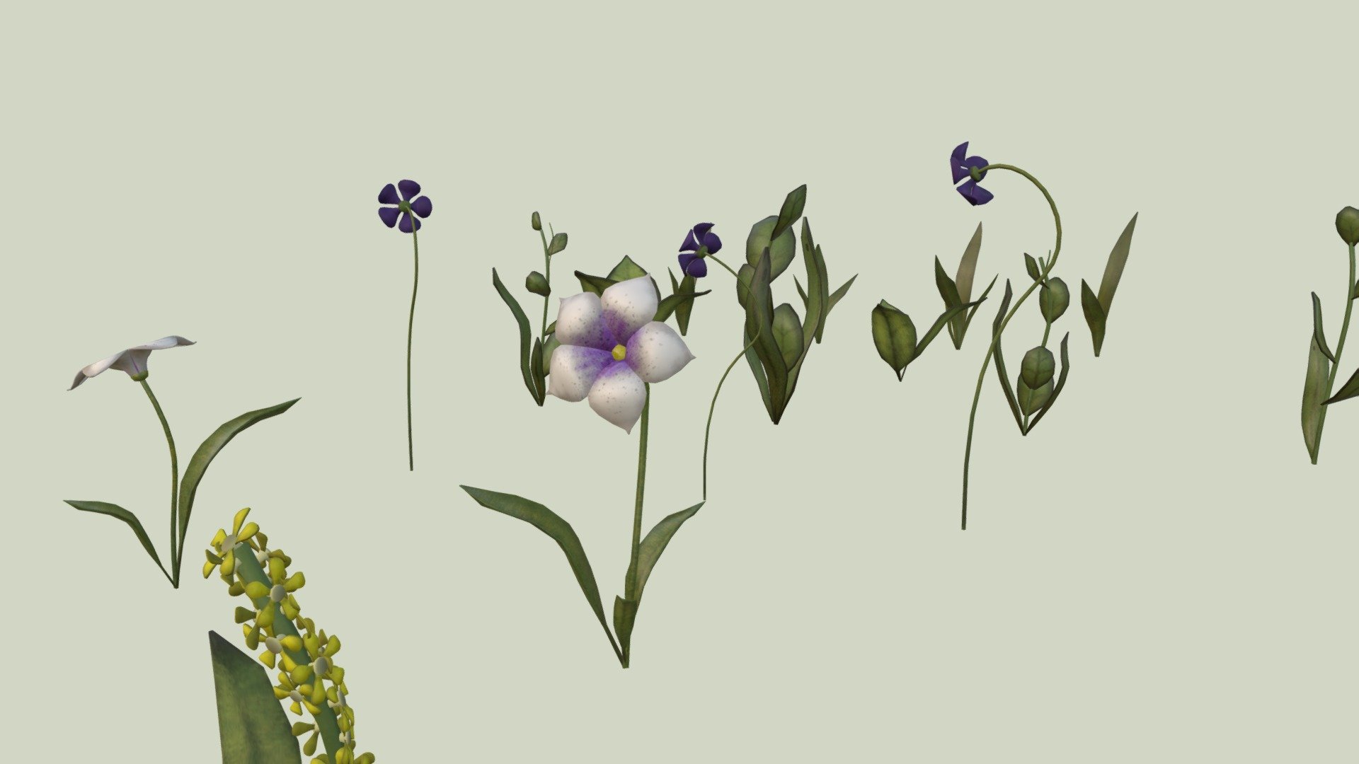 Video game foliage and plants - 3D model by Turbongo [1da072f] - Sketchfab