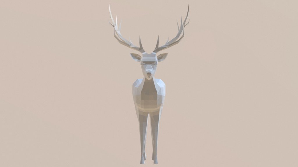 Deer - 3D model by Maggie Quail (@a1sova) [1da386d] - Sketchfab