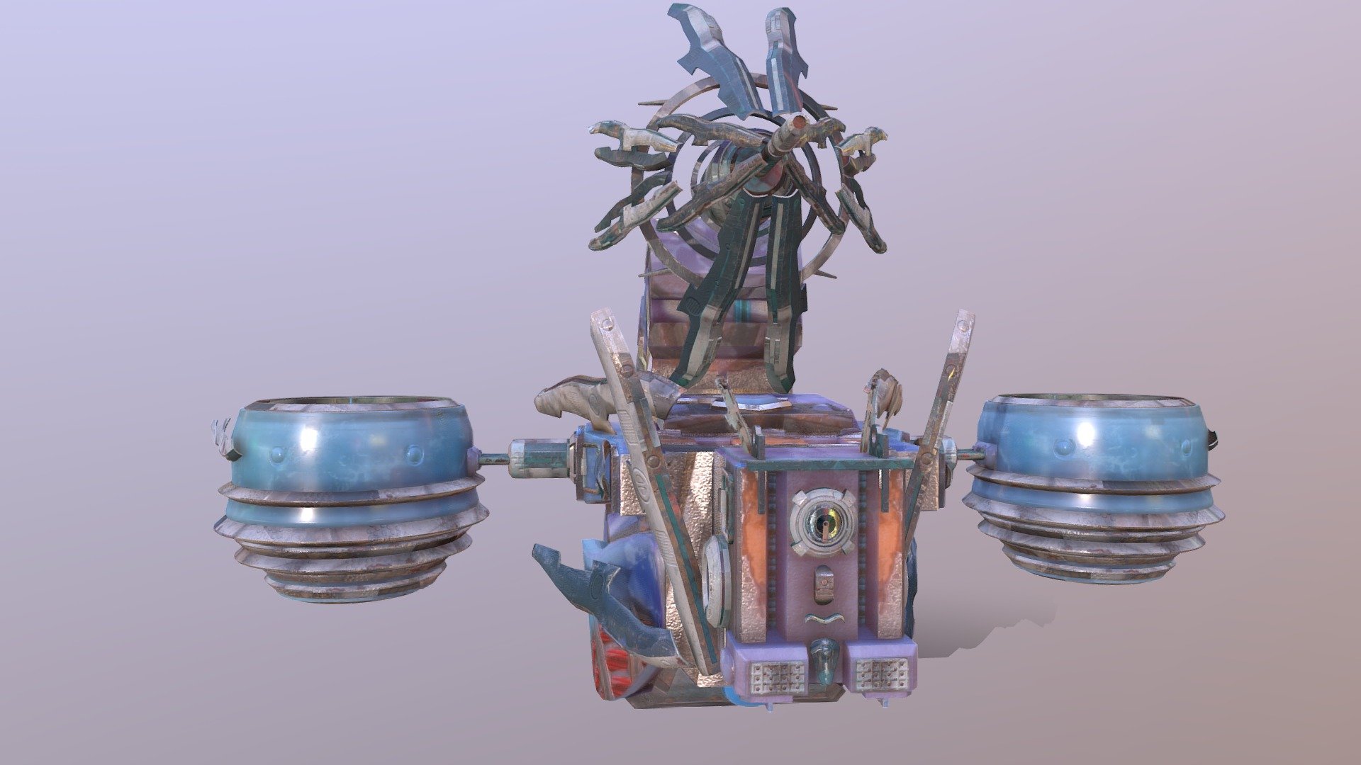 Mortar Drone - 3D model by Modesto 3D (@modesto3d) [1da4f3c] - Sketchfab
