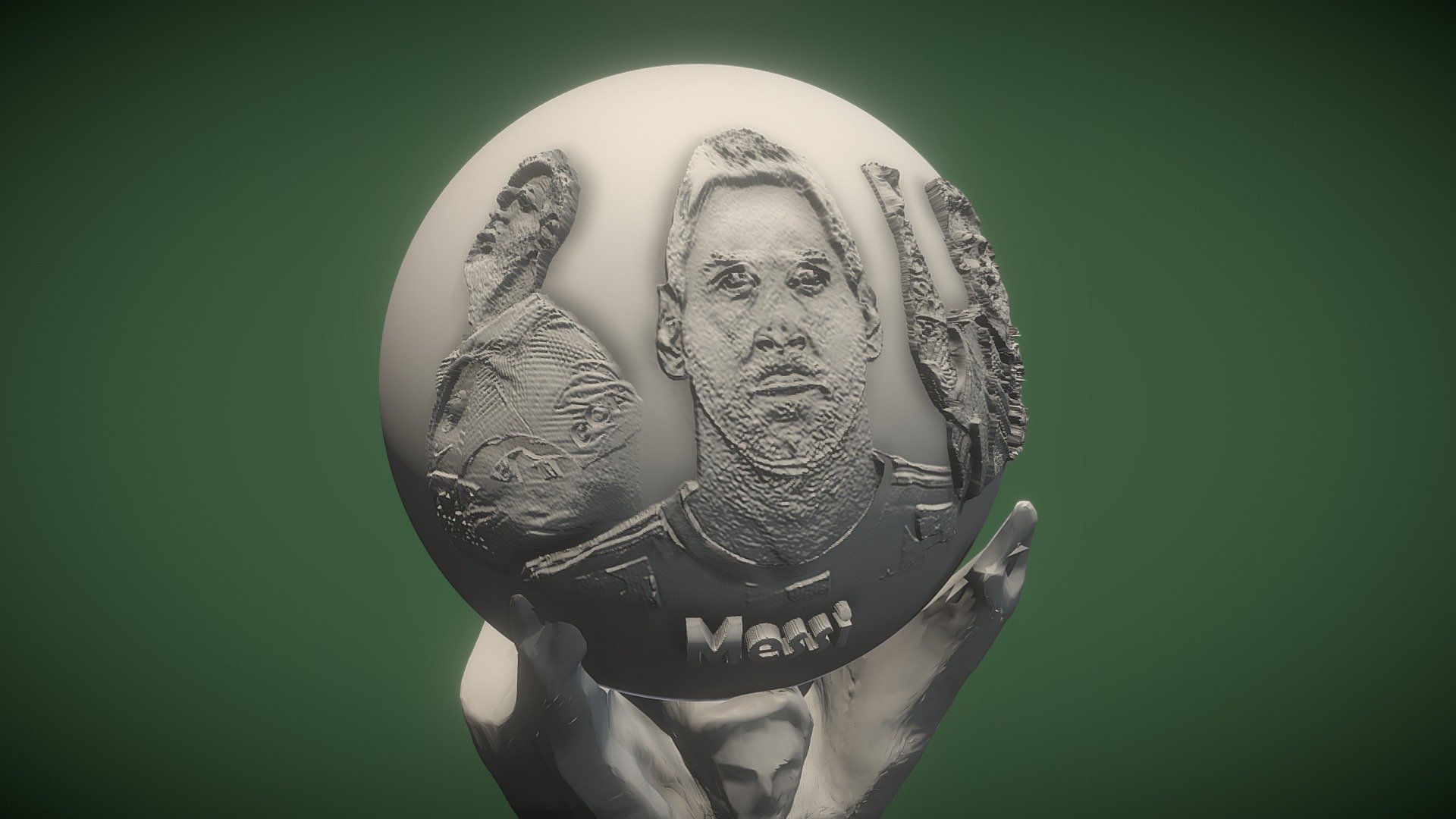 FIFA Cup_ Messi & Maradona | version 4 - Buy Royalty Free 3D model by ...