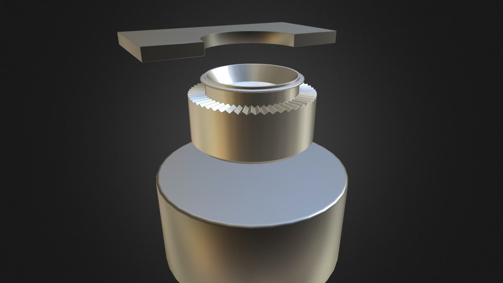 Rivet Bush - Serrated Face - 3D model by TR-Fastenings [1da5540 ...