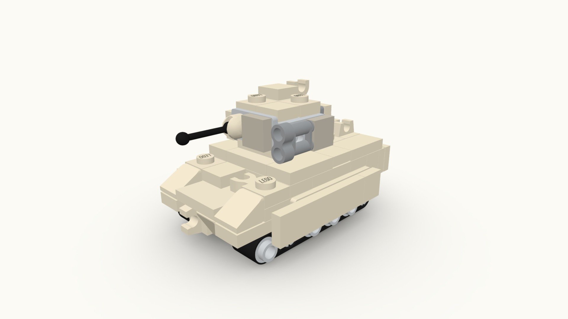 LEGO Bradley M2 IFV MOC [#0035] - Download Free 3D model by The Bobby Brix Channel (@bobbybrix ...