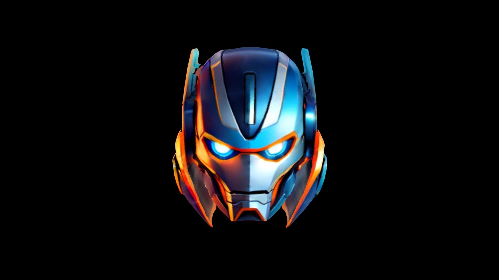 The image features a close-up of a robots head w - Download Free 3D ...