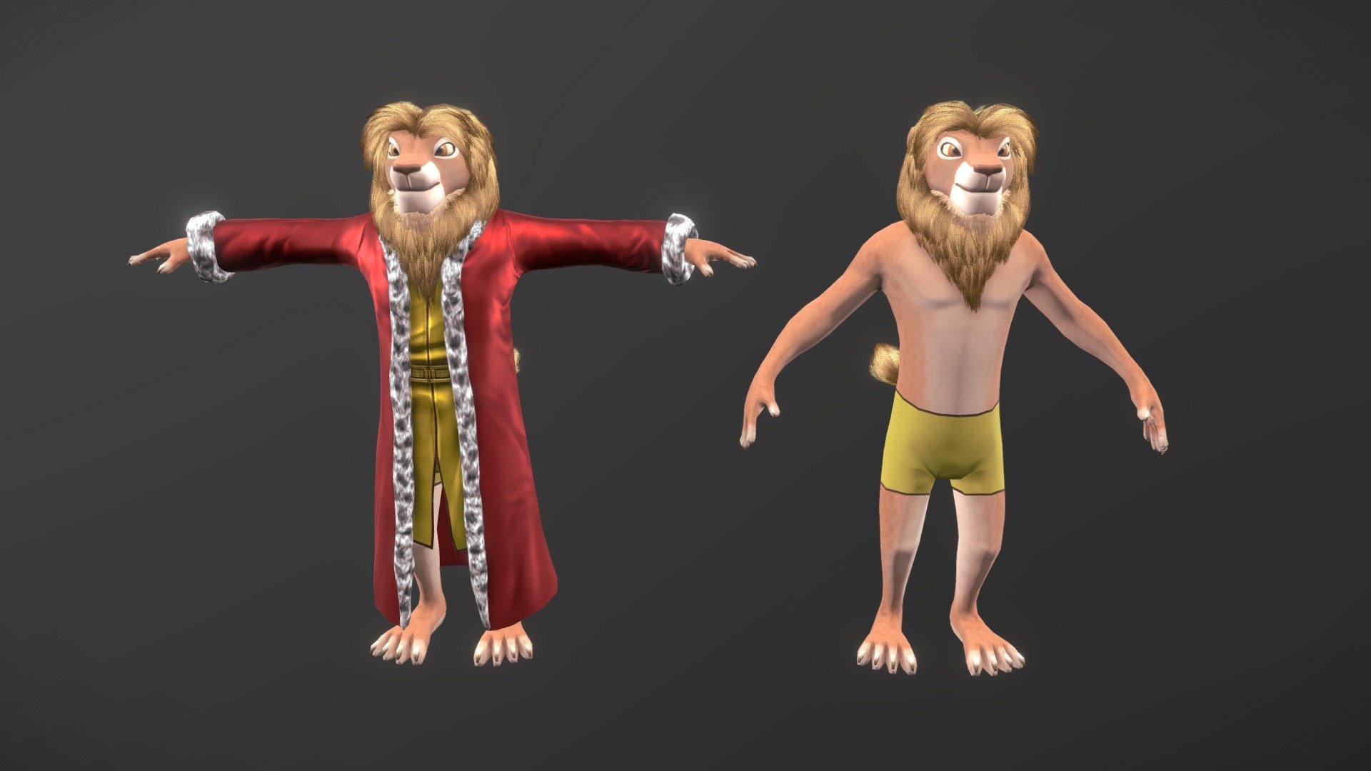 Lion Man - 3D model by Sumeet Arora (@ls.rightbrain) [1da6d78] - Sketchfab