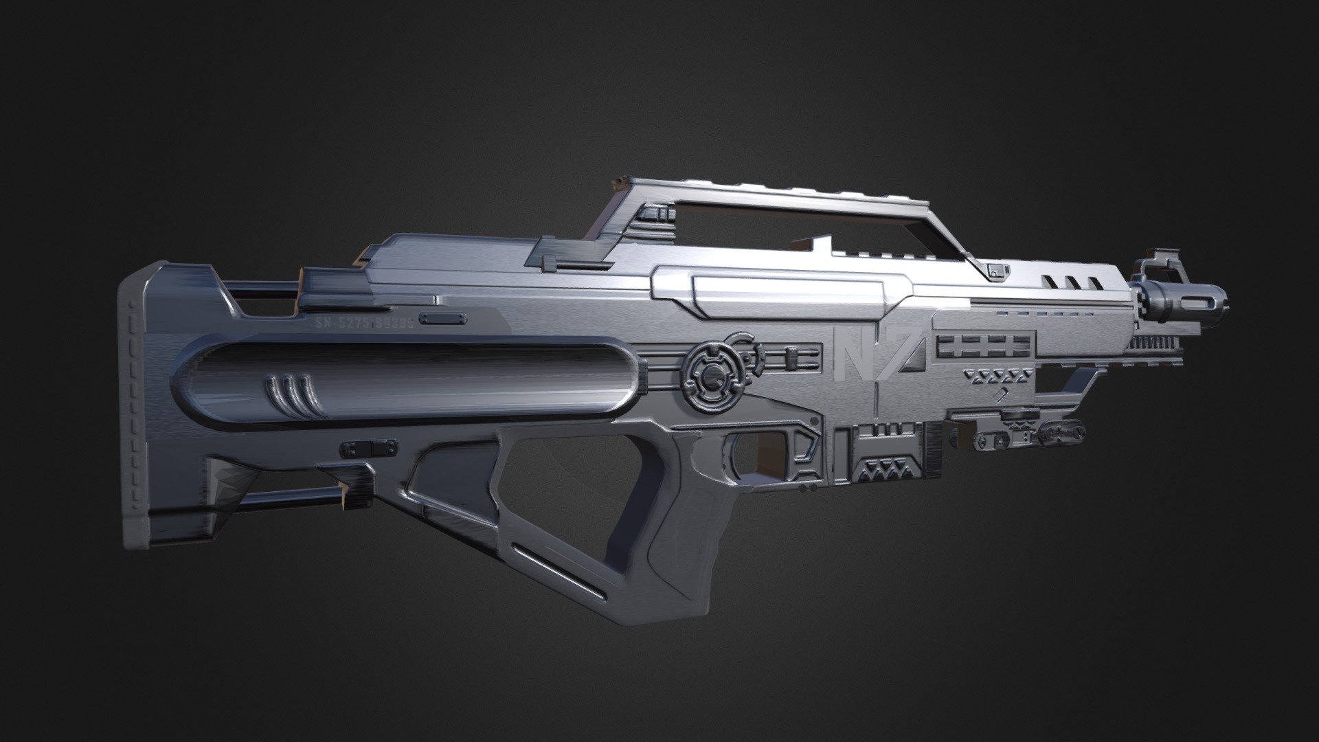 N7 ASSAULT RIFLE - Download Free 3D model by dengxiart [1da70b4 ...