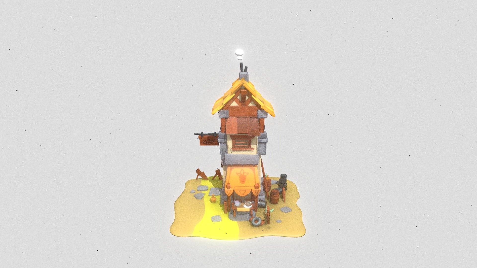 Shack - 3D model by cherlinchia [1da829b] - Sketchfab