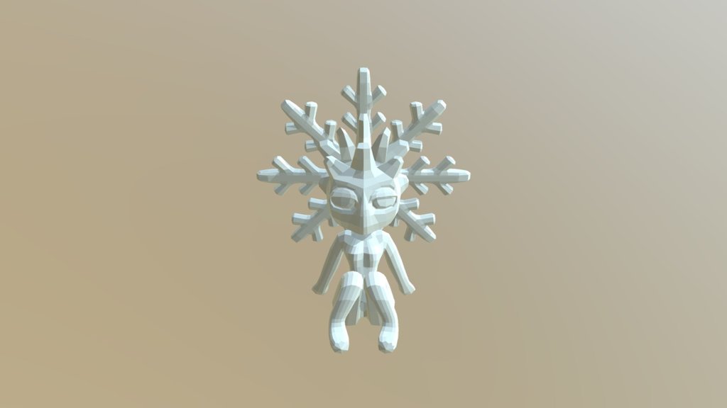 Micro Snowflake - 3D model by Desert Daydreams (@DesertDaydreams ...