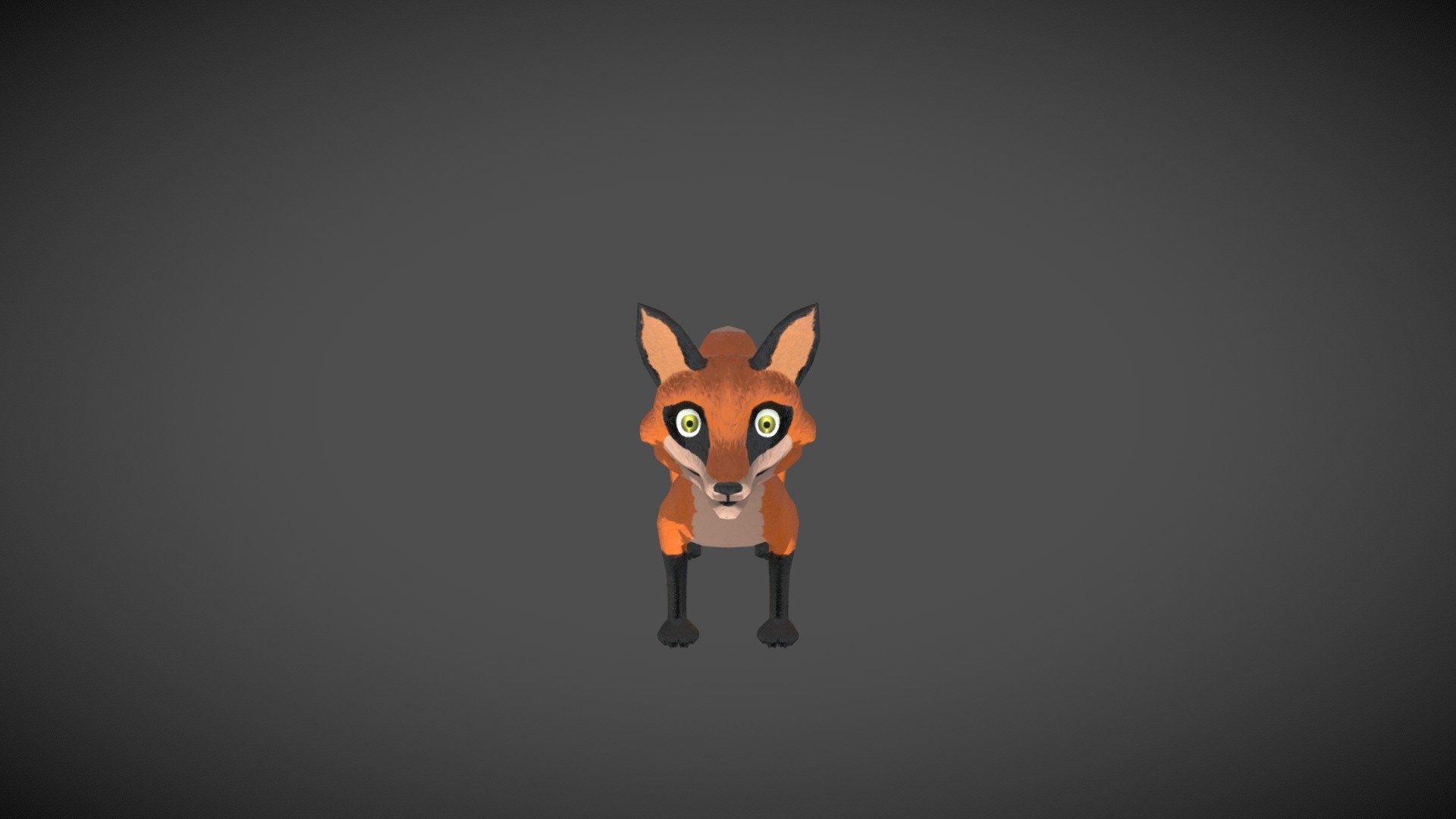 Fox - 3D model by BeSaku [1daa813] - Sketchfab