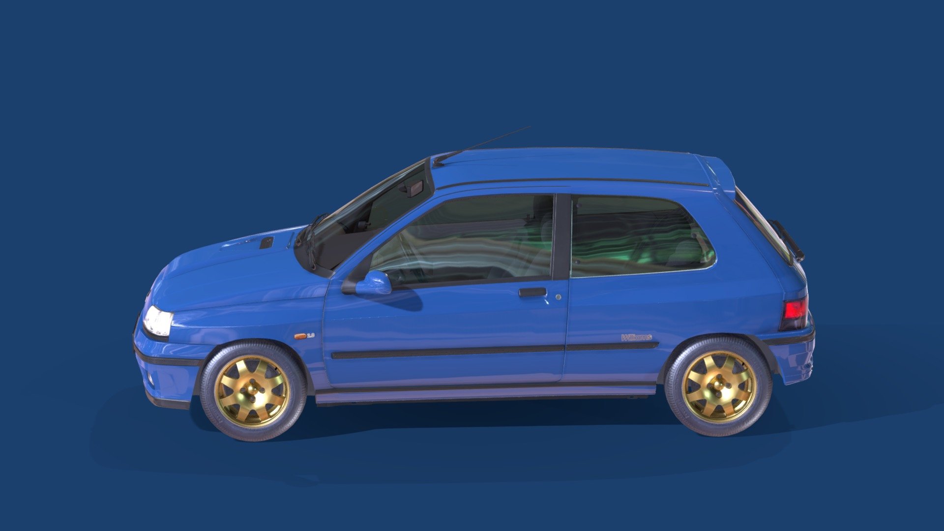 Renault Clio Williams - Download Free 3D model by Mona x Supercars ...